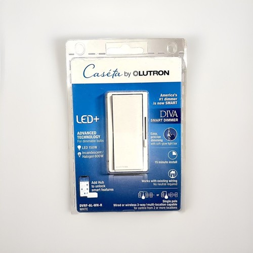 Lot Of 2 Lutron Diva Smart Dimmer Switch Caseta Smart Lighting 150 Watt ...
