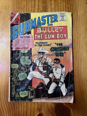 1966 Gunmaster and Bullet the Gun Boy Charlton Comic Book #88 ...