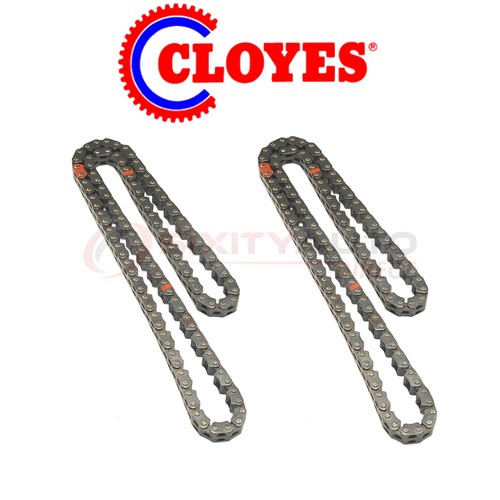2 pc Cloyes Upper Engine Timing Chain for 2007-2015 Cadillac CTS 3.0L 3 ...
