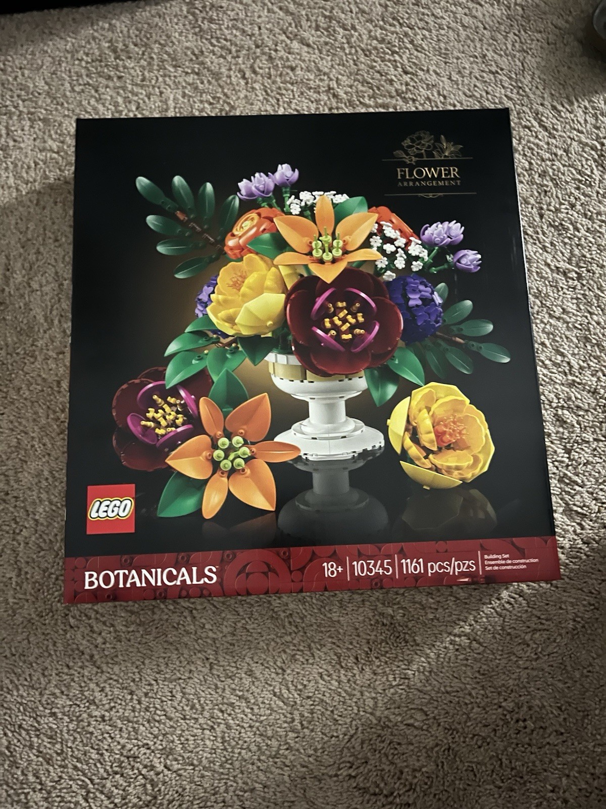 Lego 10345 Botanicals Collection Flower Arrangement 1161 pcs - Sealed ...