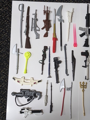 52 Piece Lot of Vintage Accessories Weapons Parts Mostly 80s 90s 00s (1 ...