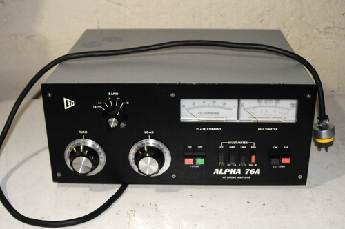 Alpha 76A 2 Tube HF Amateur Radio Linear Amplifier Parts only. Local ...