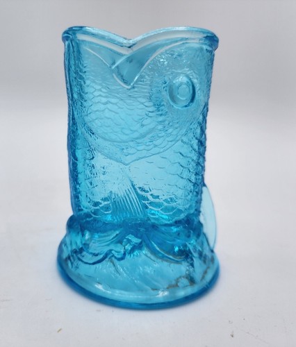 Antique 1886 EAPG Bryce Higbee Blue Glass Child's Menagerie Turtle ...