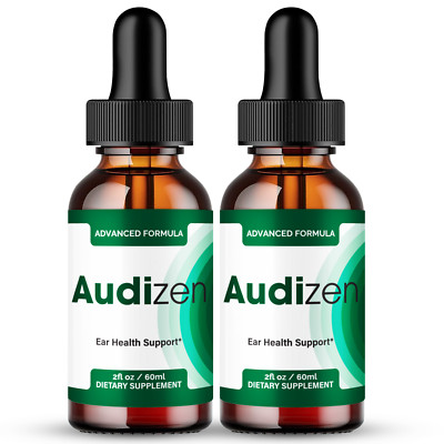 (2 Pack) Audizen Tinnitus Drops, Advanced Ear Health and Hearing ...