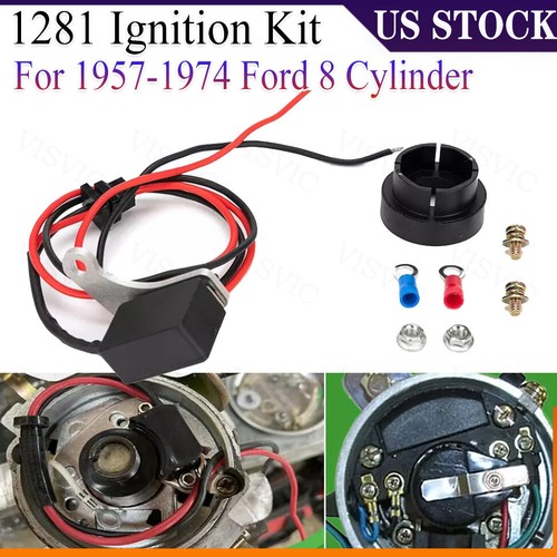 For Ford V8 Pertronix 1281 Ignition Points-to-Electronic Conversion Kit ...
