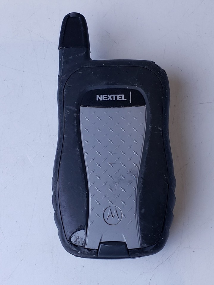 Vintage Y2K Motorola i580 Nextel Flip Phone Black Gray | eBay
