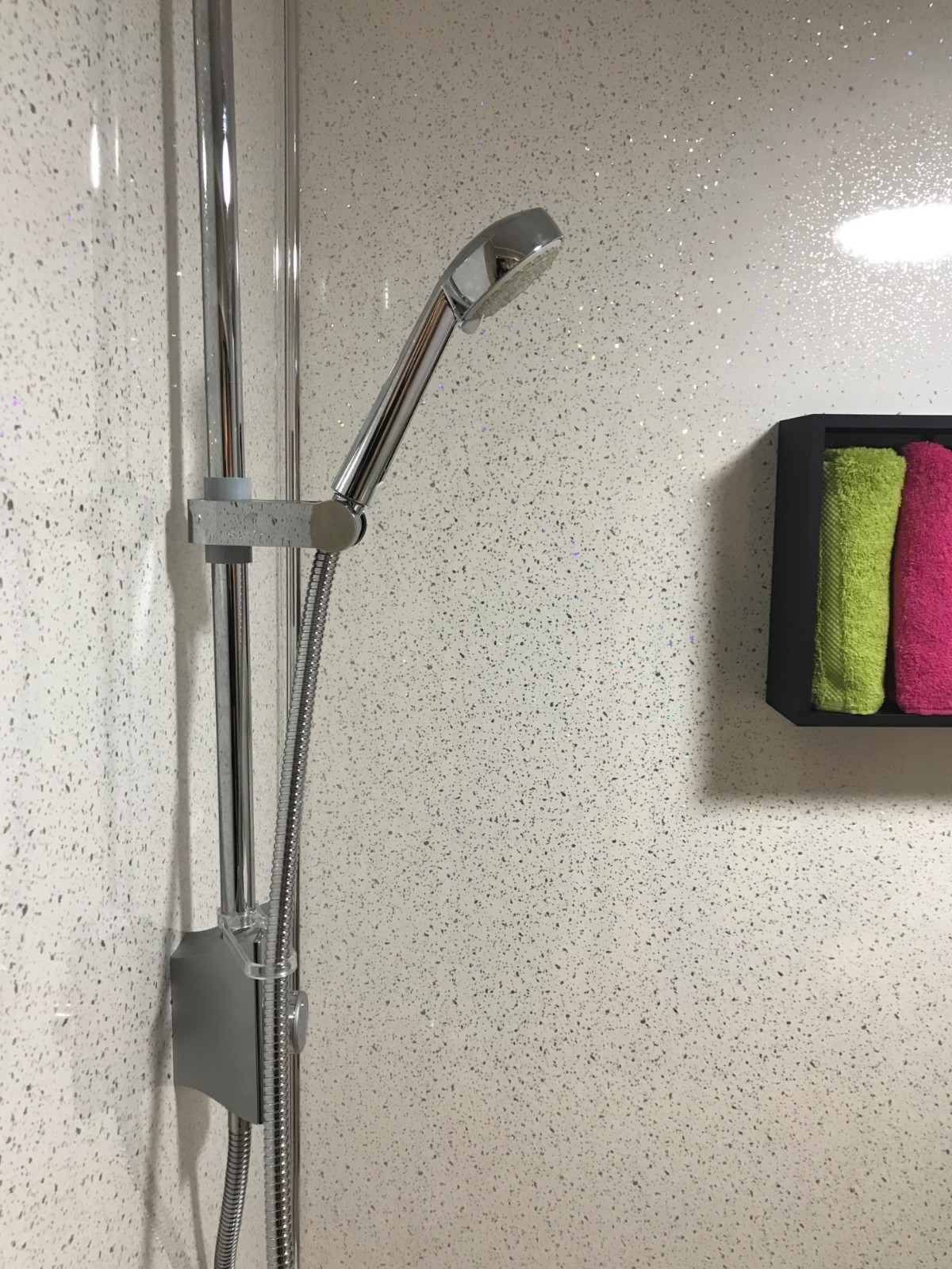 Splash Panels 1m x 2.4m Shower Panels Bathroom Plastic PVC Wall ...