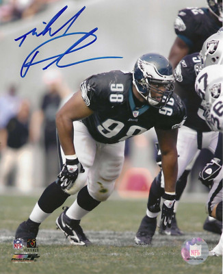 Signed Autographed MIKE PATTERSON Philadelphia Eagles 8x10 Photo w/COA ...