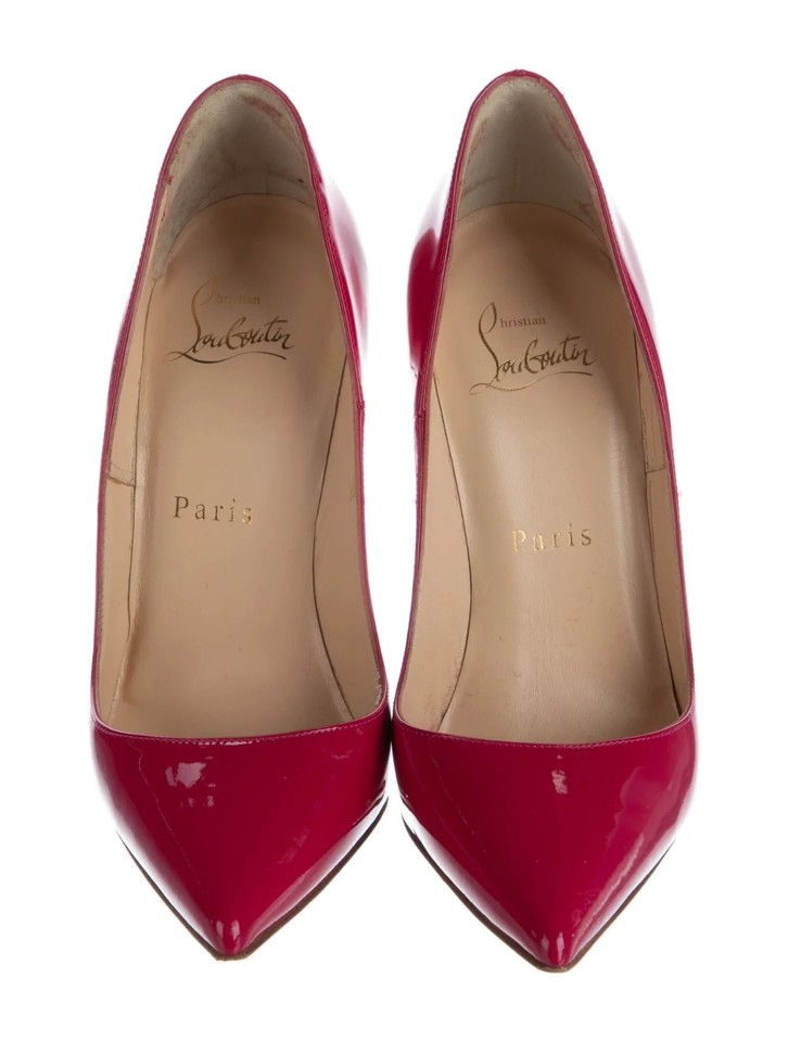 CHRISTIAN LOUBOUTIN Pink So Kate 120mm Patent Pumps SZ 5 IT 35 Very ...