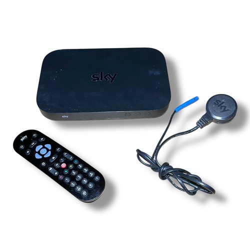 SKY Q EM150 Mini Box With Remote Control & Power Cable - Black | eBay UK