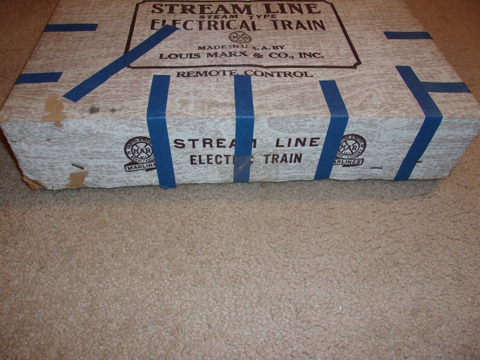 Marx Stream Line Train Set #52262, Original Box, Box Only | eBay