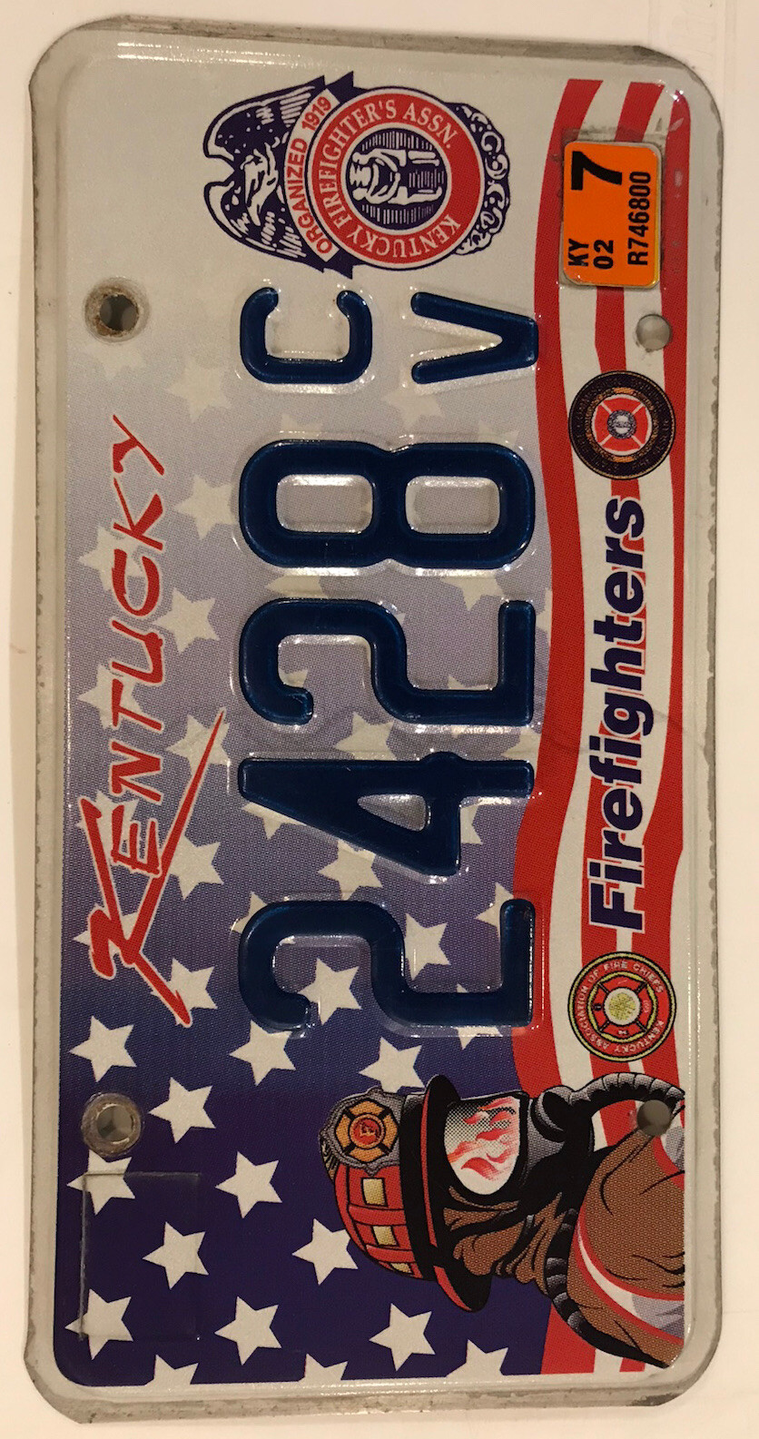PROFESSIONAL FIREFIGHTER license plate Fireman Fire Fighter IAFF AFL ...