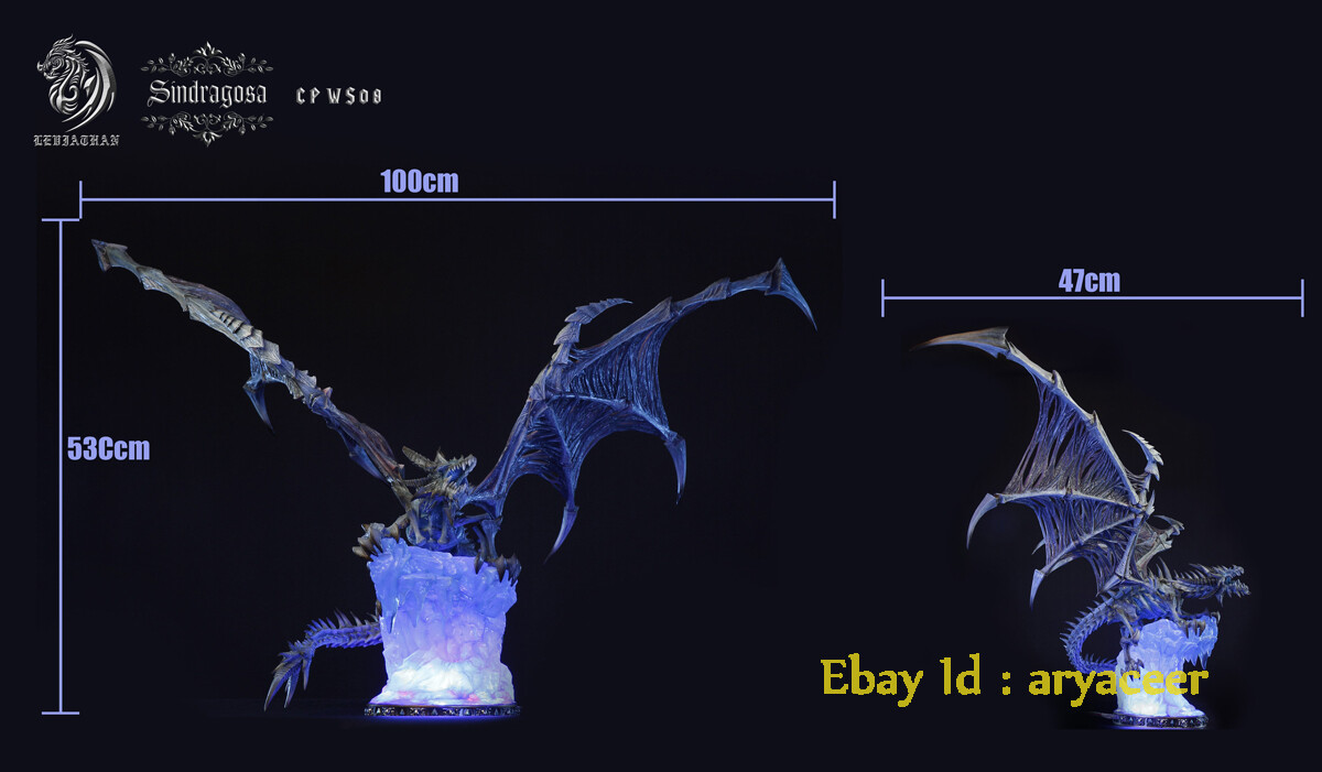 Coreplay World of Warcraft Frost Wyrmsi Statue Collectible Animal Model ...