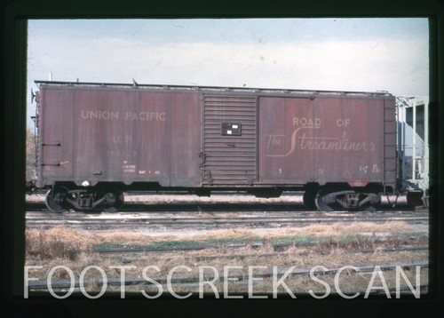 UP 40' BOX CAR #188129 AT FT. WORTH TX IN 1967 DUP COLOR SLIDE | eBay