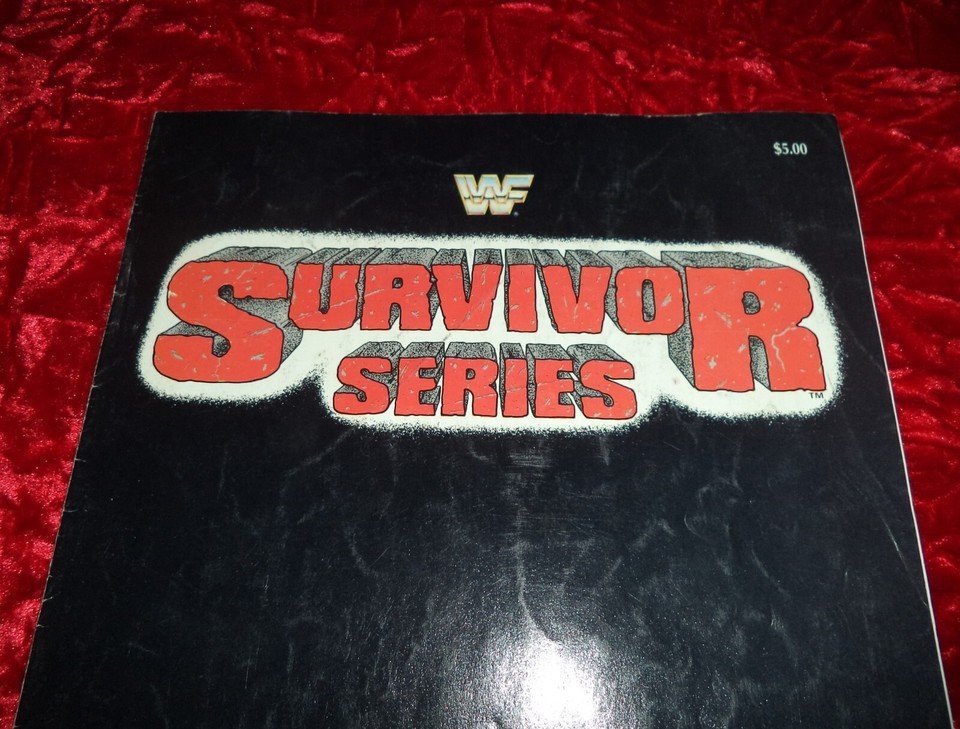 WWF Survivor Series 1987 Wrestling Match Program First Vintage WWE Hulk ...