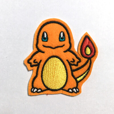 Pokemon Anime Charmander Embroidered Patch Iron On 2.7x3.1" 7x8Cm | eBay