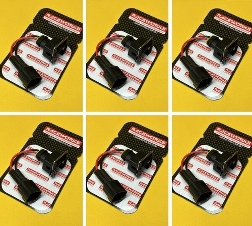 Raceworks CPS-501 Fuel injector adapters x 6 Nissan JECS male to Bosch ...