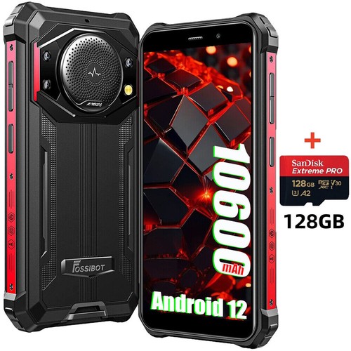FOSSIBOT F101 Rugged Unlocked Phone 10600mAh Android 12 Smartphone ...