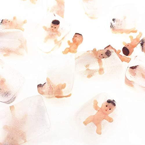 60 Pieces Mini Plastic Babies 1 Inch Baby Doll for Baby Shower Party ...