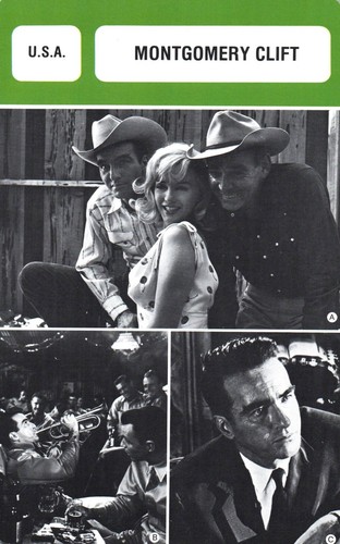 FICHE CINEMA : ACTEURS : MONTGOMERY CLIFT (1948-66) | eBay