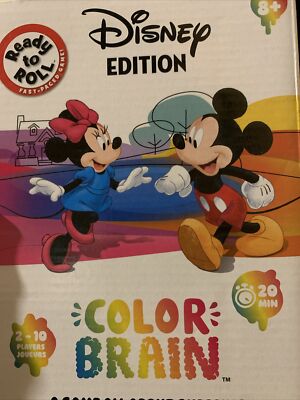 Sealed New Disney Edition / Color Brain Game / Ready To Roll (2 To 10 ...