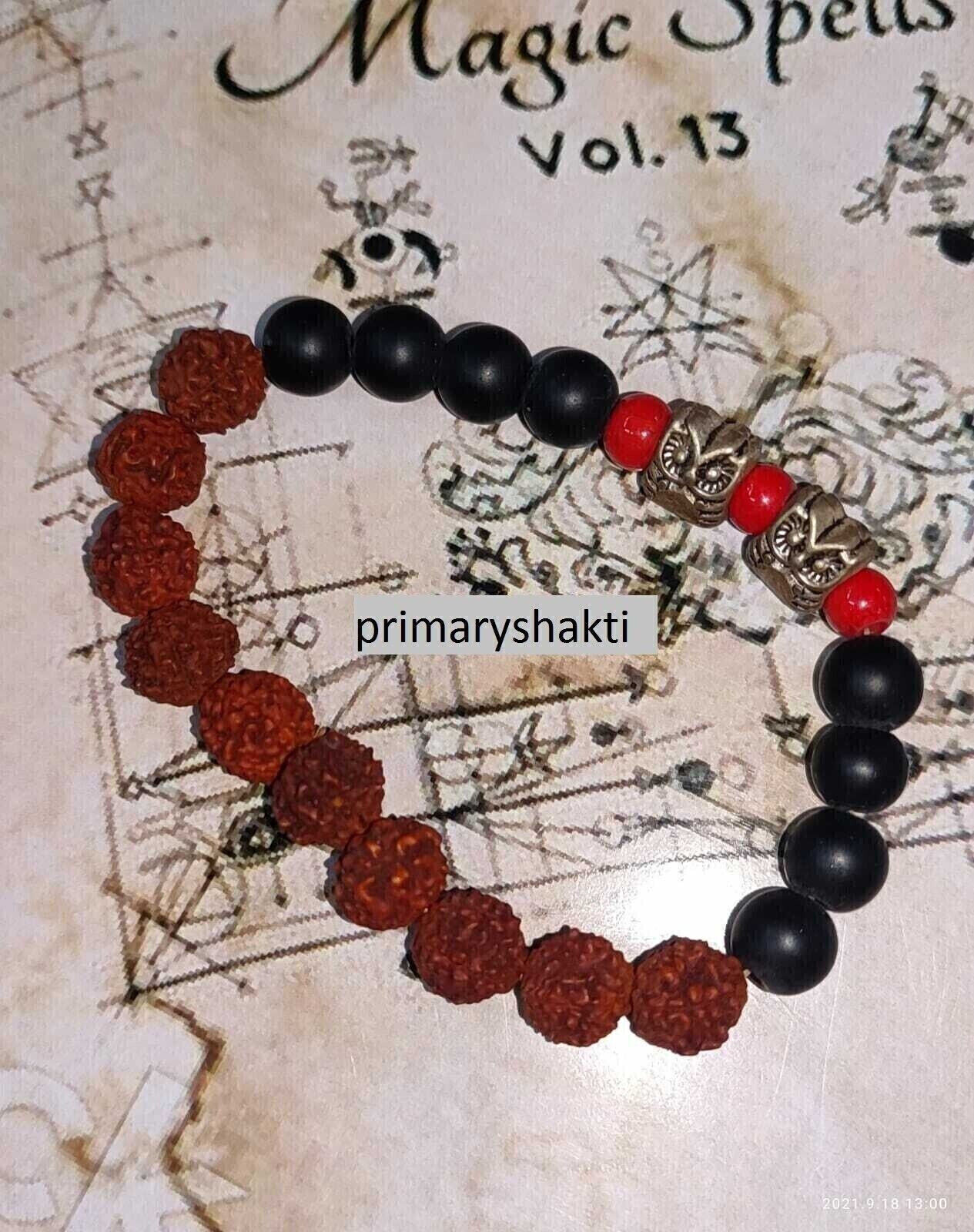 Most Powerful Rudraksha DhanWarsha Bracelet Money, Success, Lottery ...