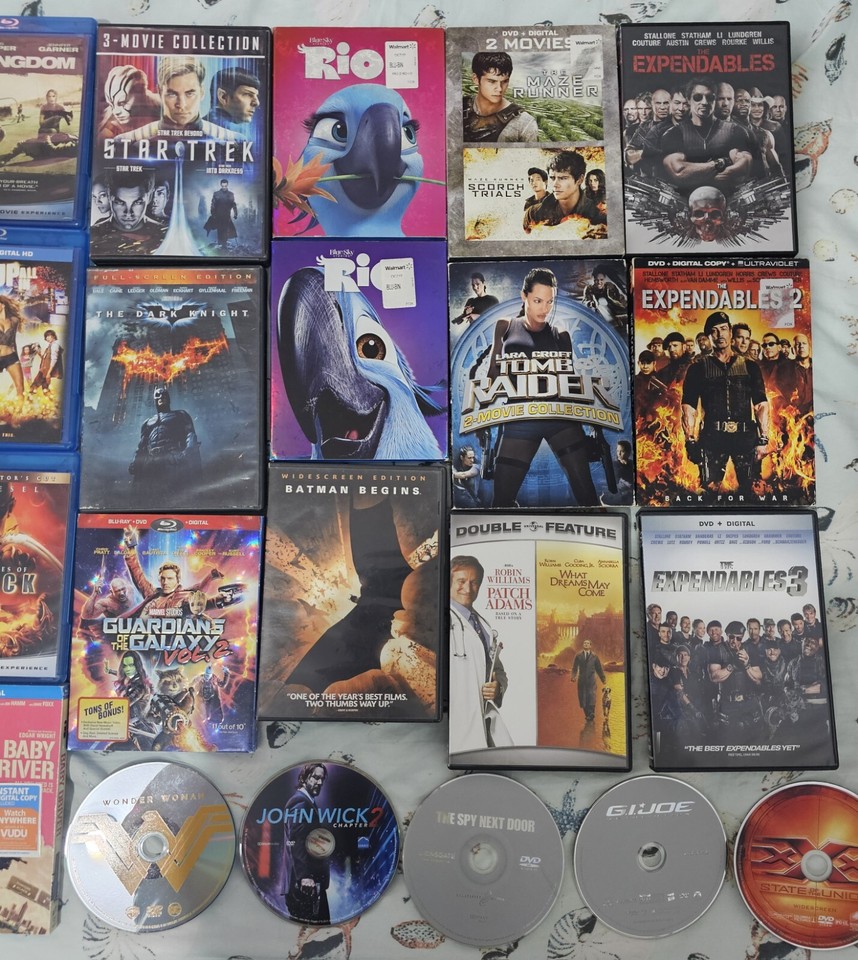 Blu Ray & DVD lot 28 MOVIES. 14 Blu Ray & 14 DVD'S. Great Movies See ...
