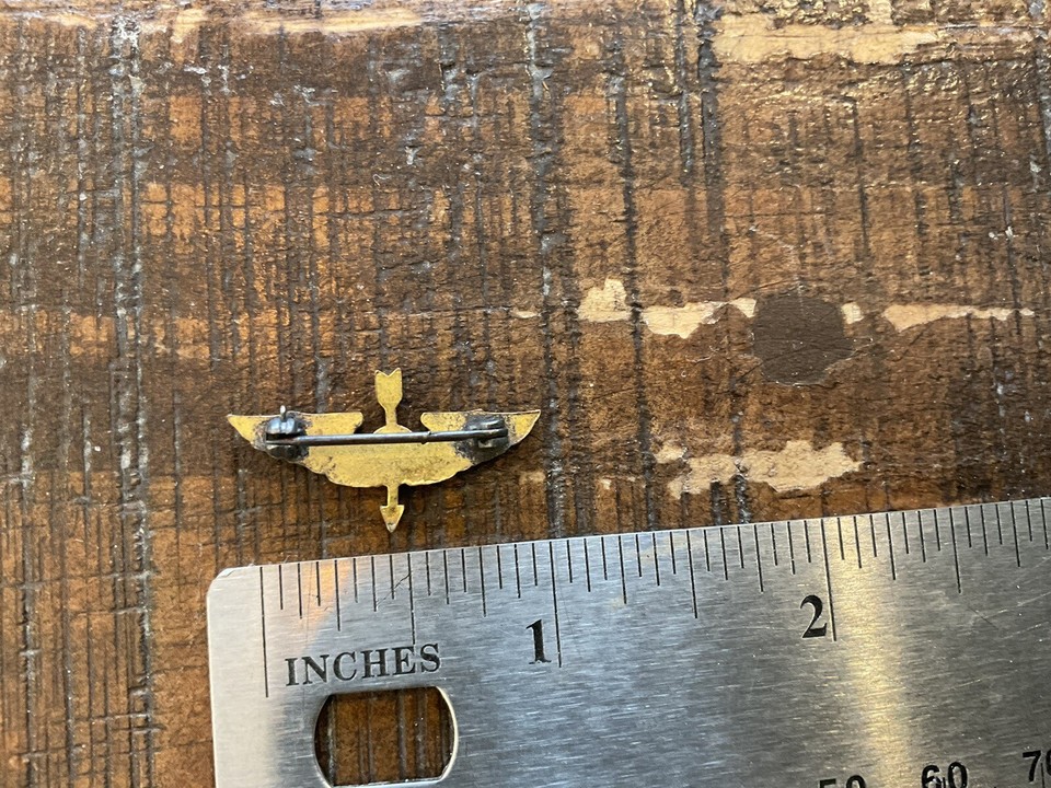 ORIGINAL WWII USN AEROGRAPHER WINGS PIN, PB | eBay