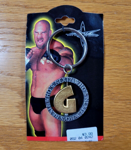 BILL GOLDBERG Vintage 1999 Wrestling WCW "Who's Next?" Metal Keychain ...