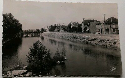 #427 Old Postcard, Brive The Cardinal Bridge And The Quays | eBay UK