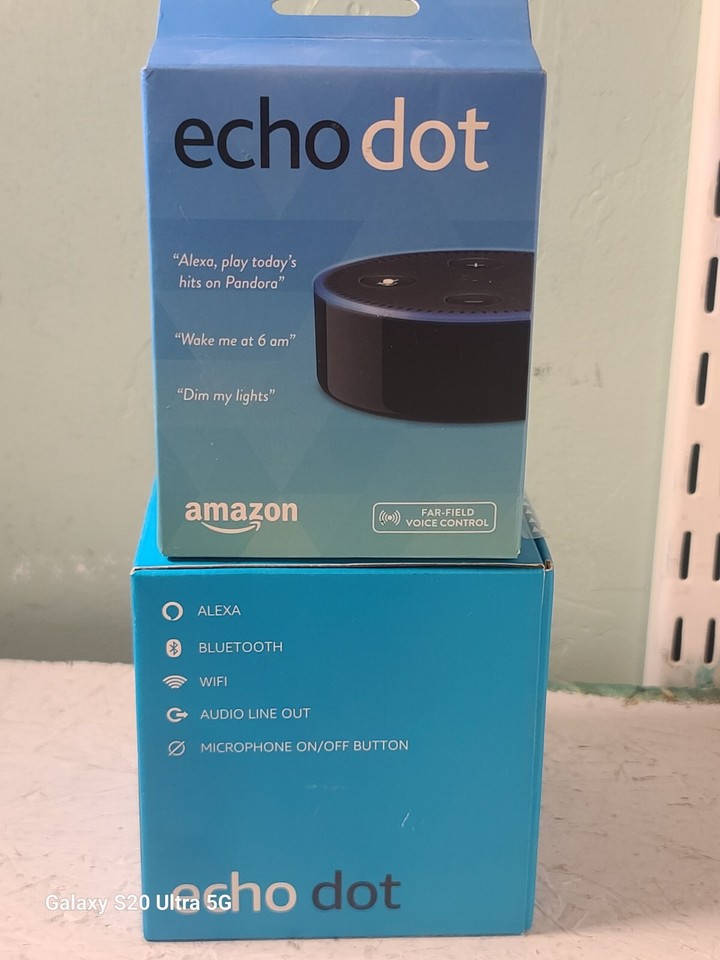 Amazon Alexa ECHO DOT 3rd Gen + ECHO DOT 2nd Gen Smart Speaker Wi-Fi ...