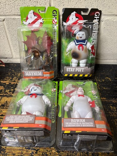 Ghostbusters 2016 6" Lightup set 4 Stay Puft Rowan Mayhem NEW DAMAGED ...