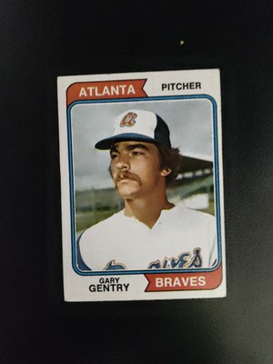 1974 Topps Atlanta Braves Baseball Card #415 Gary Gentry - VG- oc read ...