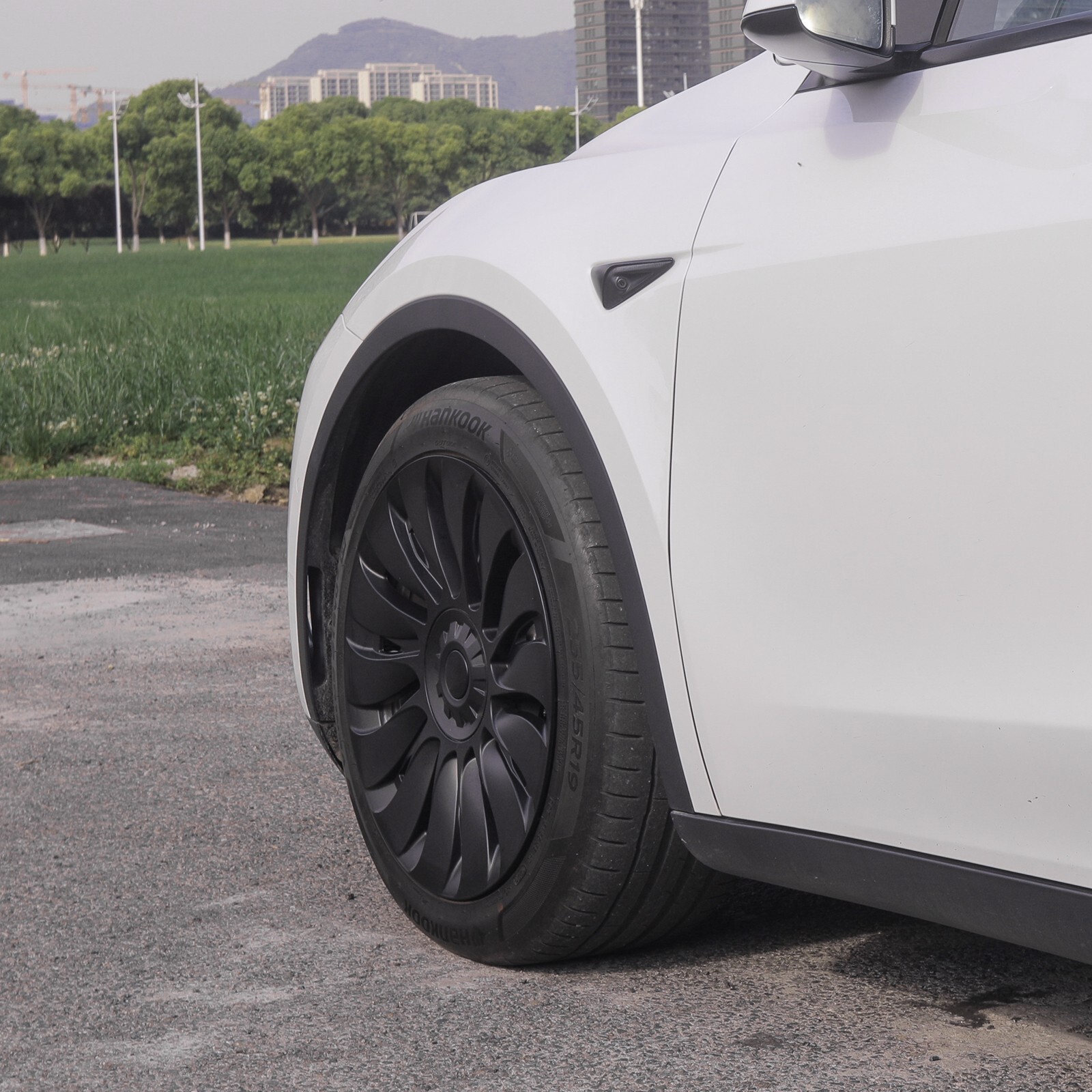 1PCS 19 inch Wheel Cover Design for Model Y (2020-2024) Left Side Storm ...