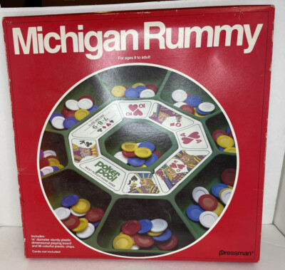 Michigan Rummy Board Game Pressman Vintage 1980 | eBay