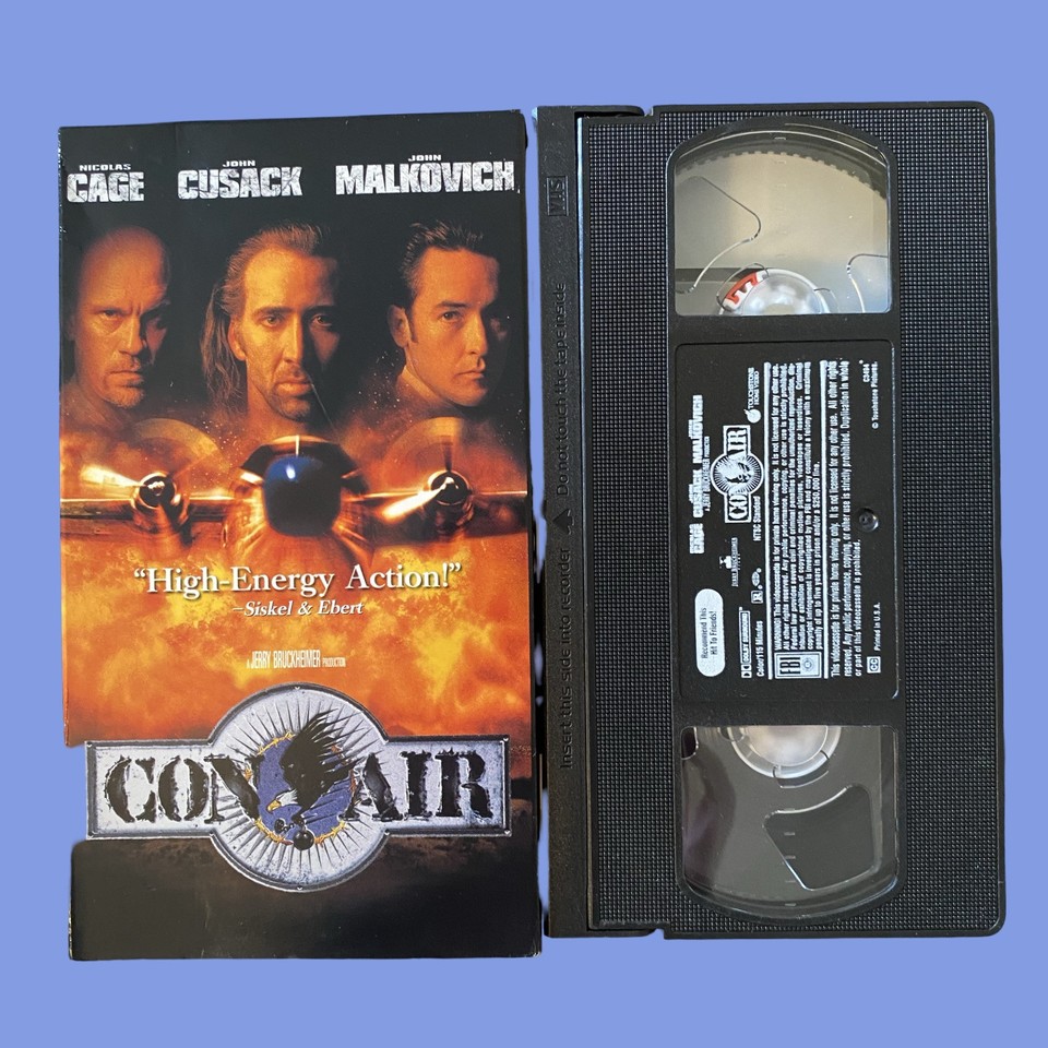 Con Air - VHS. (Nicolas Cage.) Free Shipping! | eBay