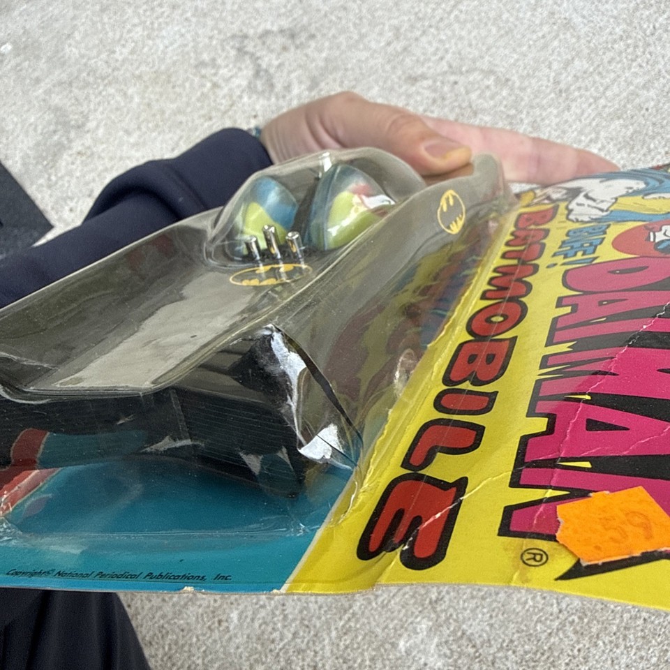 NOS Rare Vintage Batman & Robin Batmobile Car Simms Inc. 529 | eBay
