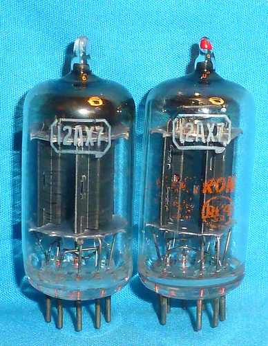 2-RCA 12AX7 ECC83 Black Plate D Getter Vintage Electronic Tubes | eBay
