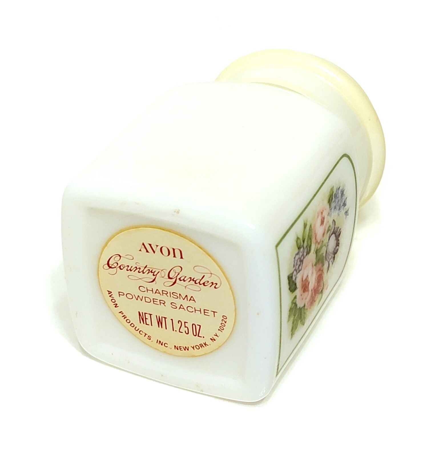 AVON, Country Garden, Charisma Powder Sachet, 1.25oz. Full, Vintage | eBay