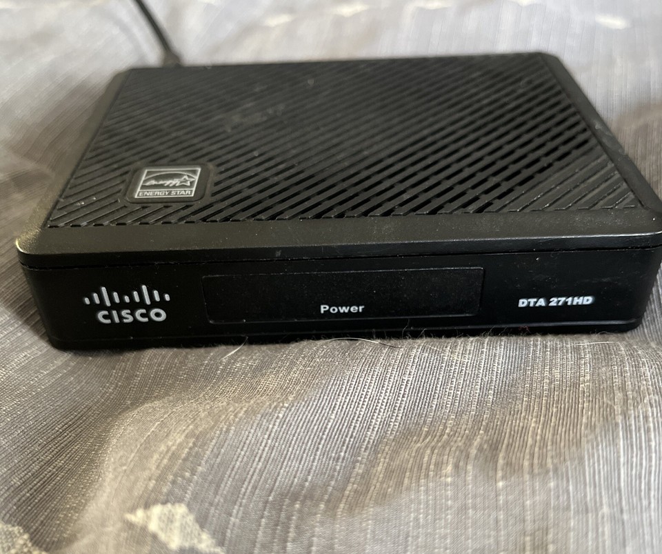 Cisco DTA 271HD Digital Transport Adapter TV Receiver Box and Power ...