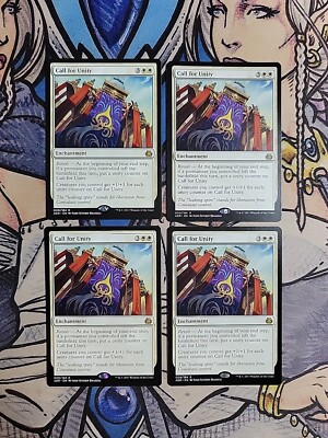 4x Call for Unity - NM/LP Aether Revolt AER MTG | eBay