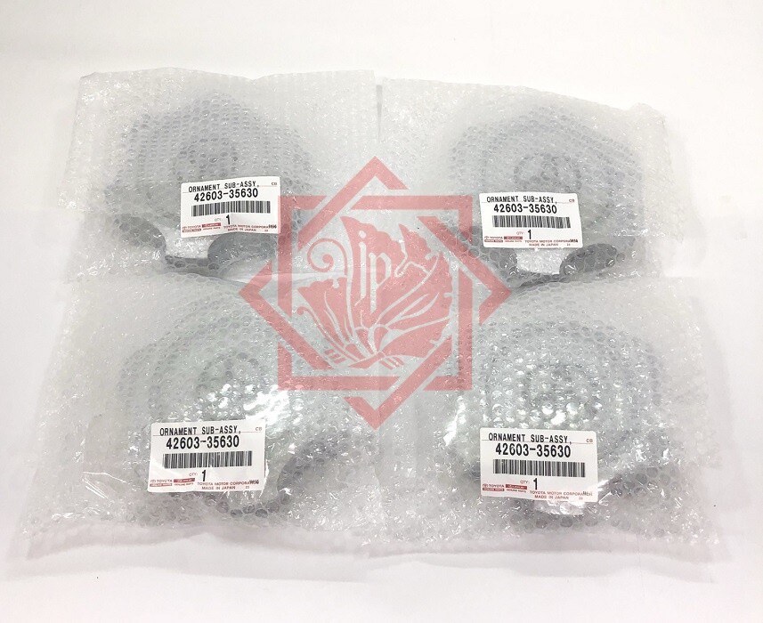 TOYOTA GENUINE WHEEL HUB ORNAMENT 42603-35630 4pcs TACOMA RZN180L ...