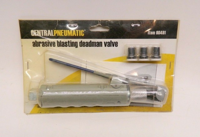 Central Pneumatic Abrasive Blasting Deadman Valve With 4 Ceramic ...