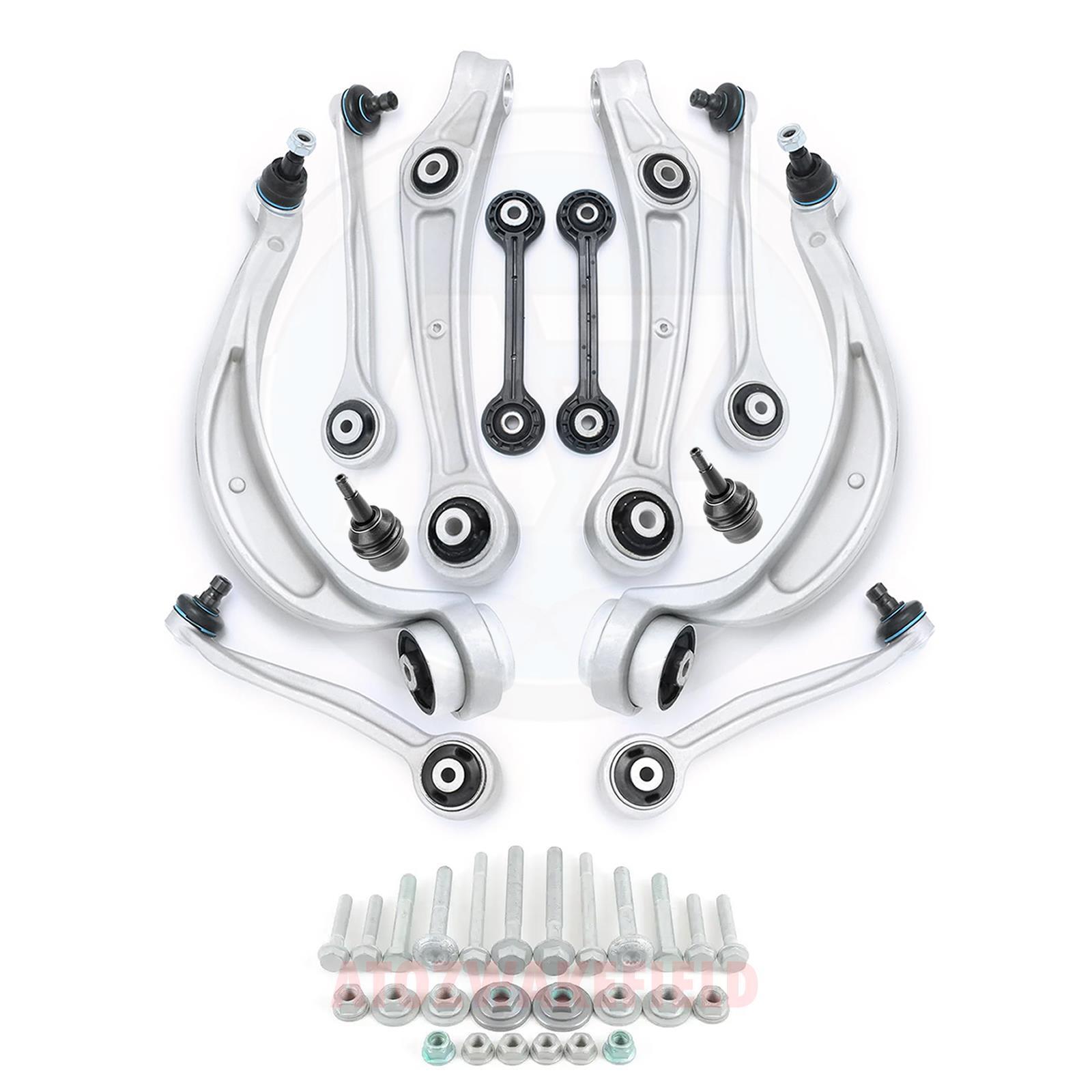 FOR AUDI A6 C7 FRONT UPPER LOWER SUSPENSION WISHBONE ARMS LINKS BALL ...