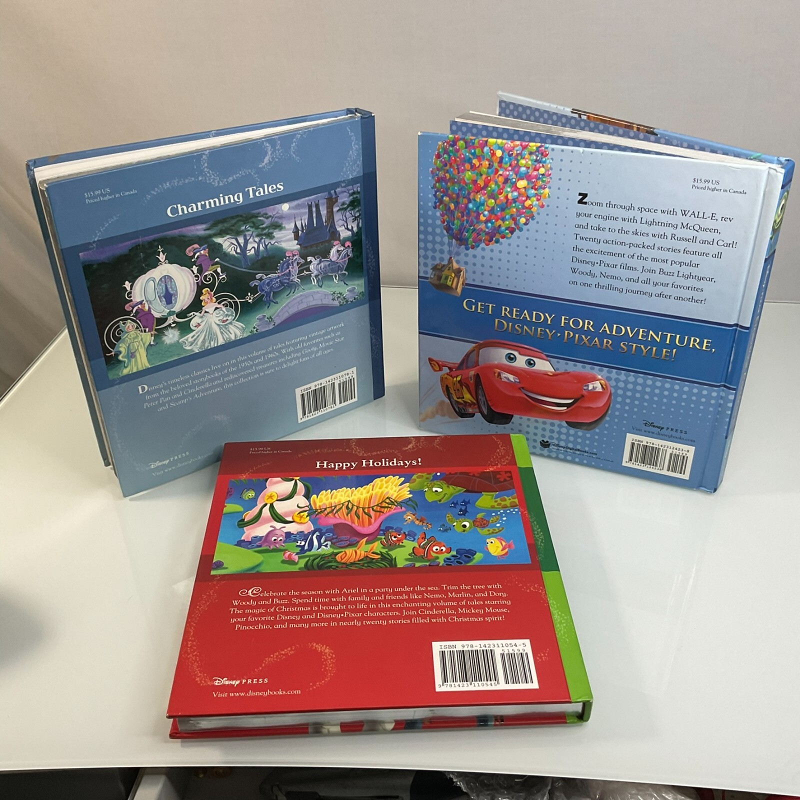 DISNEY Storybook Collection - Christmas - Pixar - Classic -Lot of 3 ...