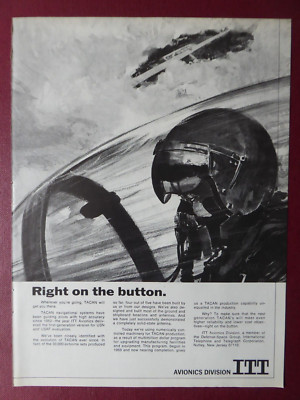 8/1970 PUB ITT AVIONICS TACAN NAVIGATIONAL SYSTEMS ORIGINAL AD | eBay