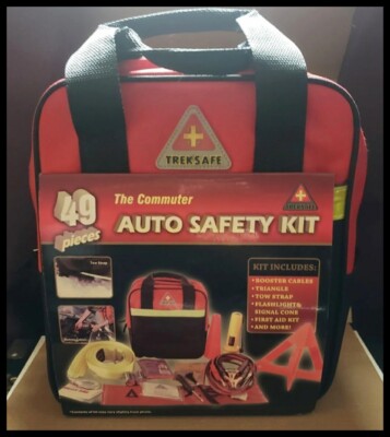 TrekSafe - The Commuter Auto Safety Roadside Emergency Kit * Free ...