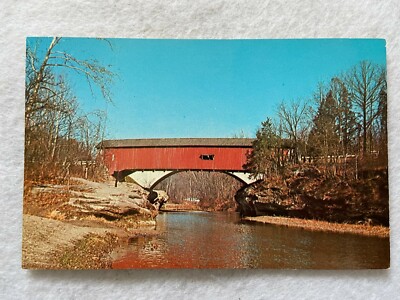 Narrows Bridge in Parke County, Indiana Vintage Postcard | eBay