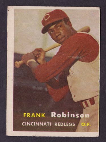 1957 TOPPS #35 FRANK ROBINSON CINCINNATI REDS ROOKIE | eBay