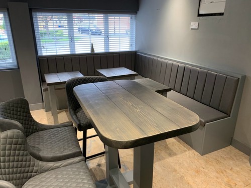 Corner Booth kitchen/dining with storage | eBay UK